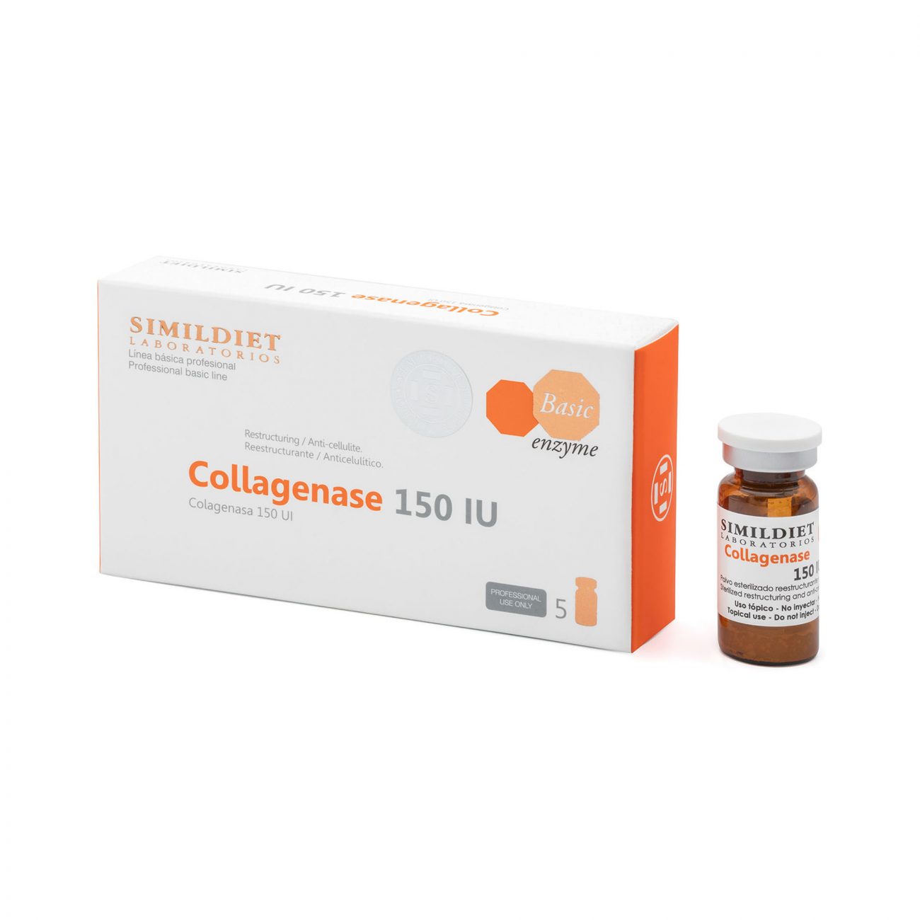 BASIC enzyme COLLAGENASE 150 IU - Simildiet Laboratorios