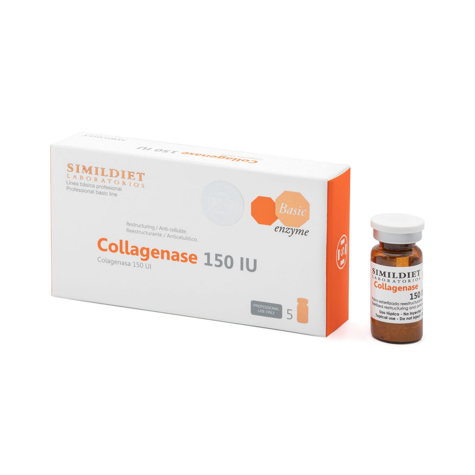 BASIC enzyme COLLAGENASE 150 IU - Simildiet Laboratorios